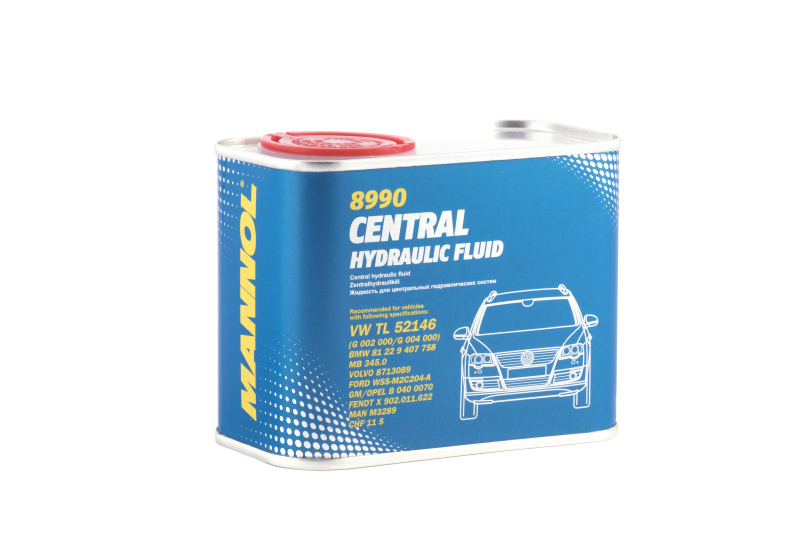 8990 MANNOL CENTRAL HYDRAULIK FLUID 0.5 л. (metal) Гидравлическая жидкость